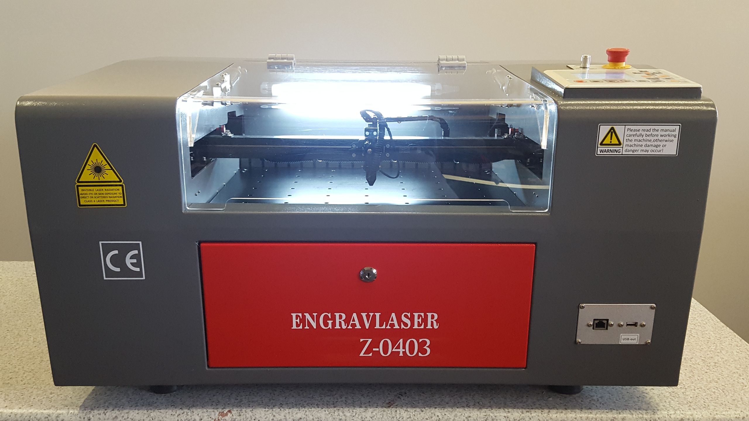 machine de gravure laser co2 Z-0403 EngravLaser